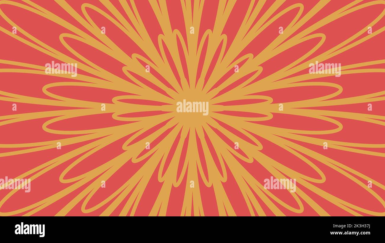 Beautiful colorful flower like pattern vector background design. Stroke ...