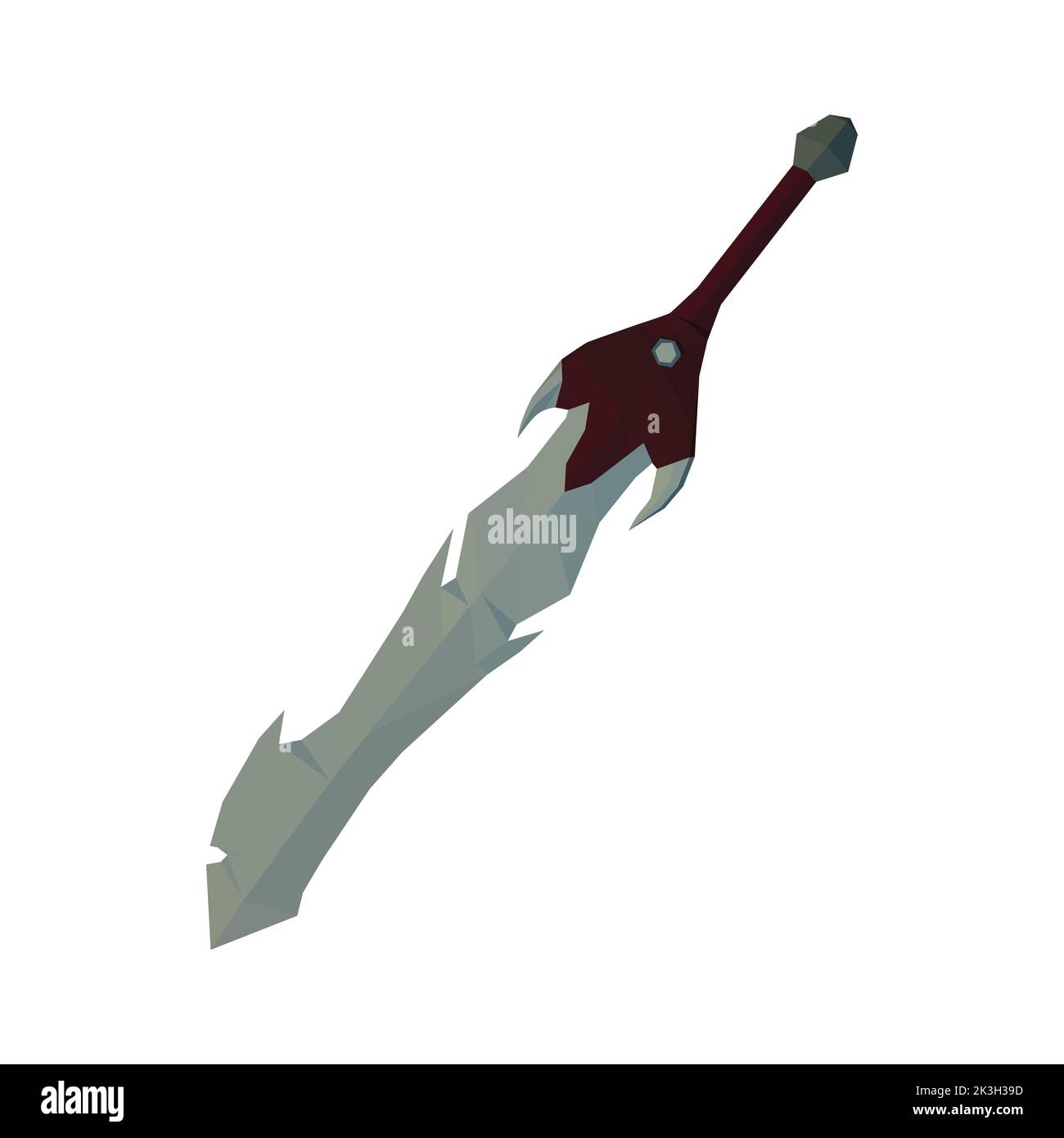 cartoon game sword, Swords in flat style, Cartoon sword for a game on ...