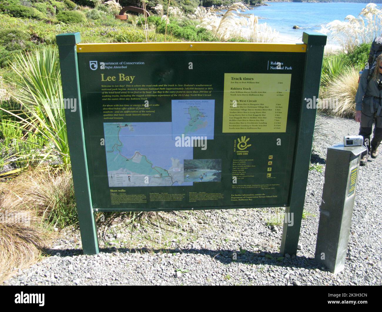 Lee Bay. The North West Circuit. Stewart island Rakiura. Southland. New ...