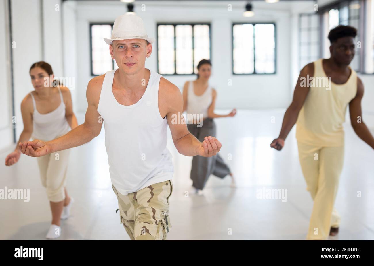 Male dancer enjoying dancing break dance Stock Photo - Alamy