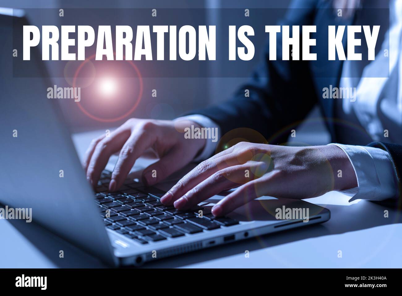 Writing displaying text Preparation Is The Key. Internet Concept action ...