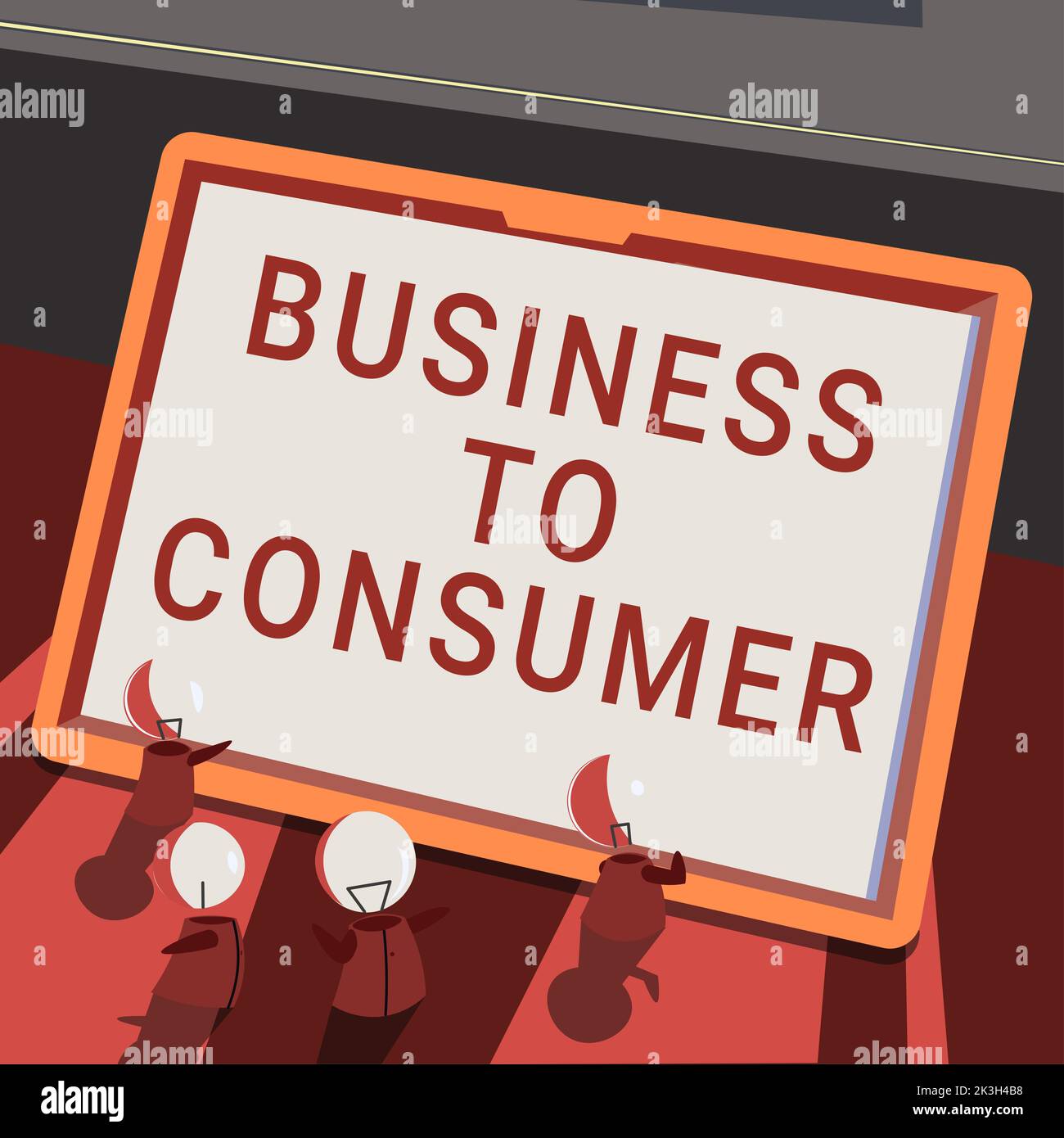 Text showing inspiration Business To Consumer. Word Written on Direct ...