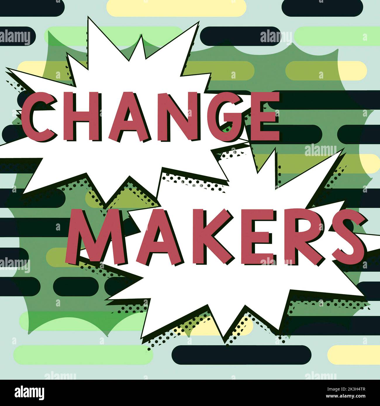 Hand writing sign Change Makers. Business overview Young Turk ...