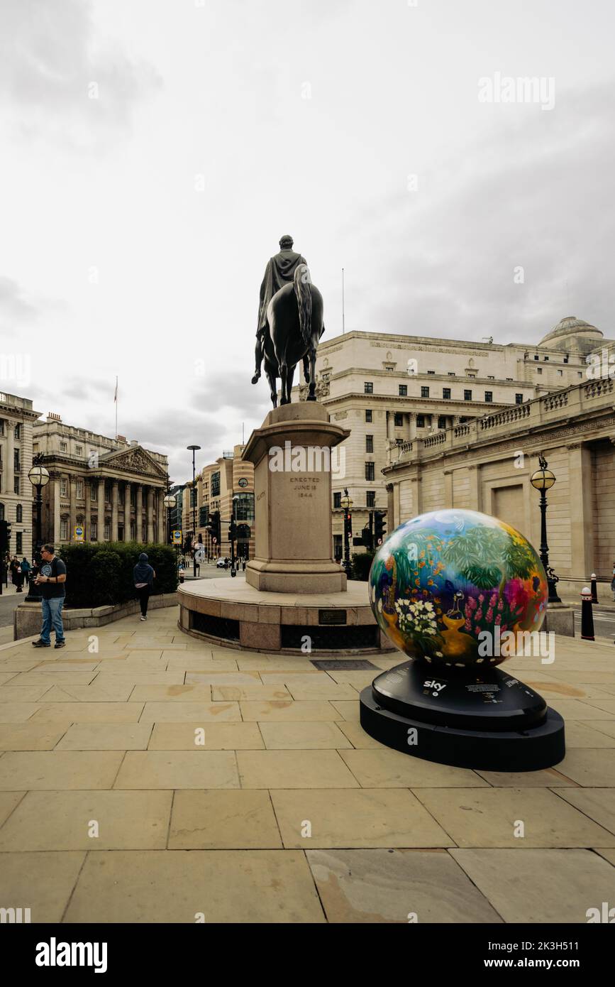 London Bank of England and Royal Exchange Stock Photo - Alamy
