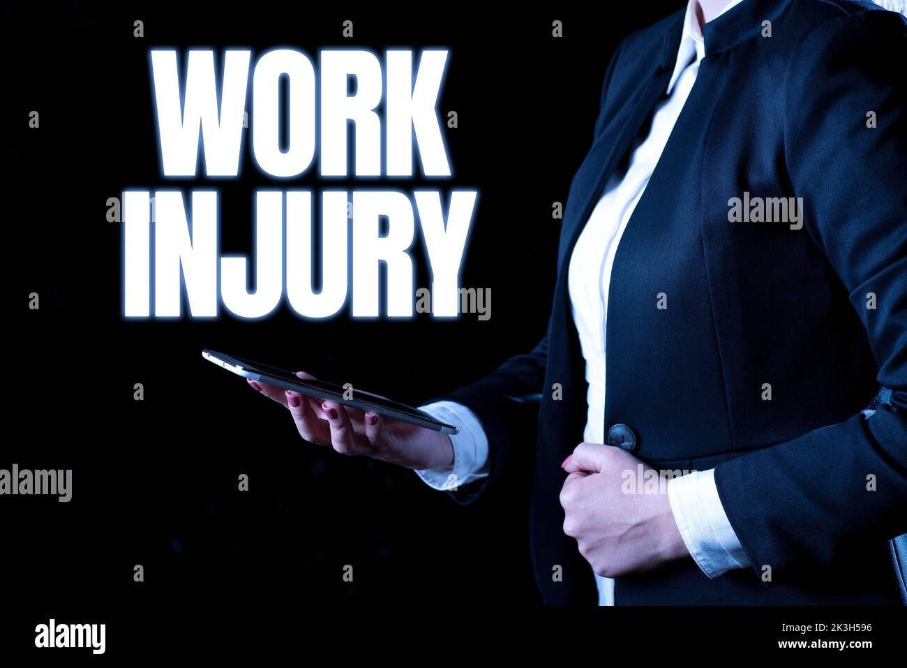 Text showing inspiration Work Injury. Internet Concept Accident in job ... Text showing inspiration Work Injury. Internet Concept Accident in job ...