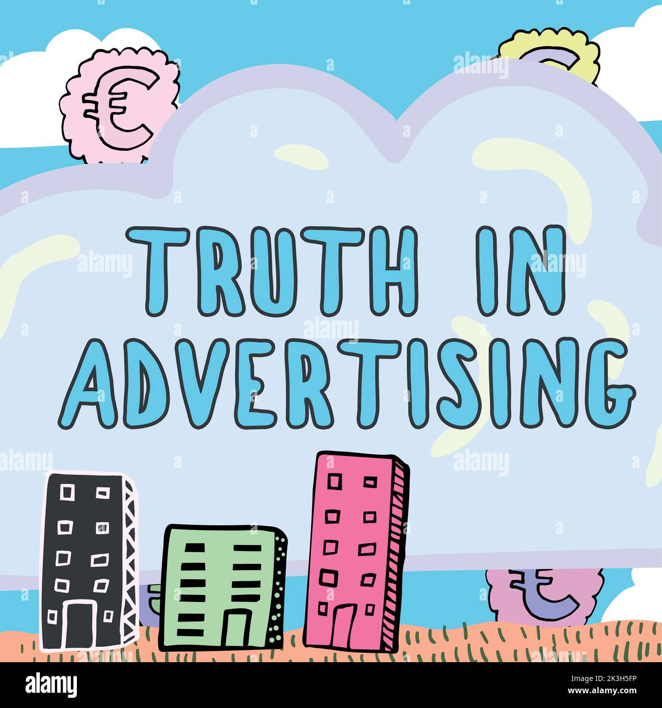 Inspiration showing sign Truth In Advertising. Concept meaning Practice Honest Advertisement ...