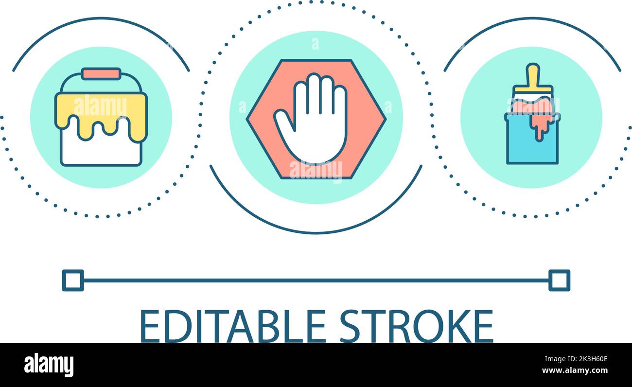 Paint recycling loop concept icon Stock Vector Image & Art - Alamy