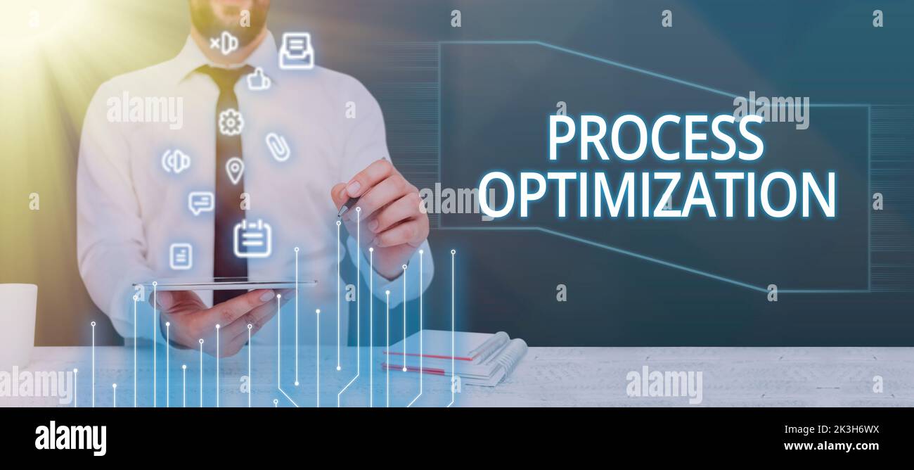 Writing Displaying Text Process Optimization Internet Concept Improve