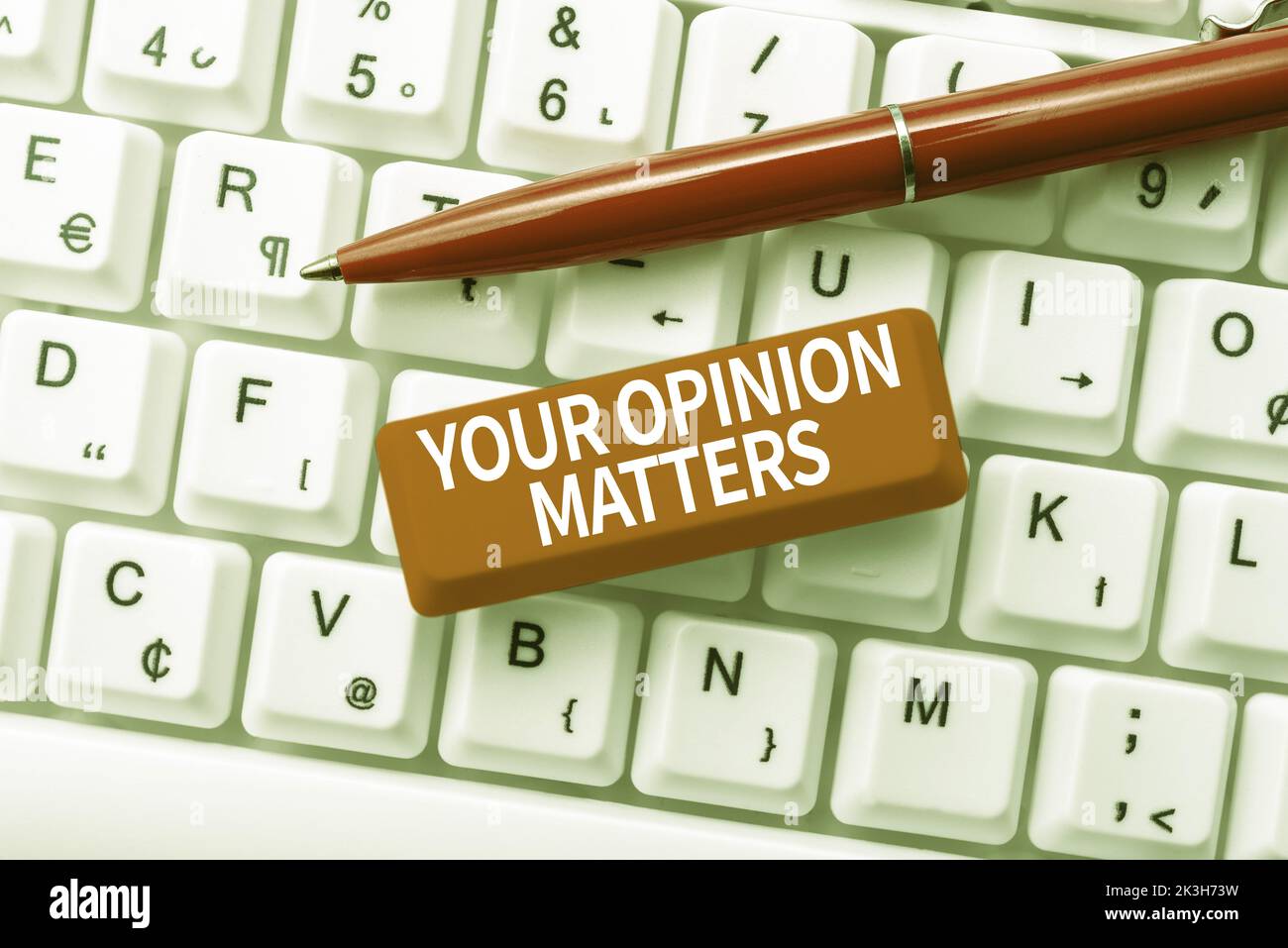 Hand writing sign Your Opinion Matters. Business showcase to Have your ...