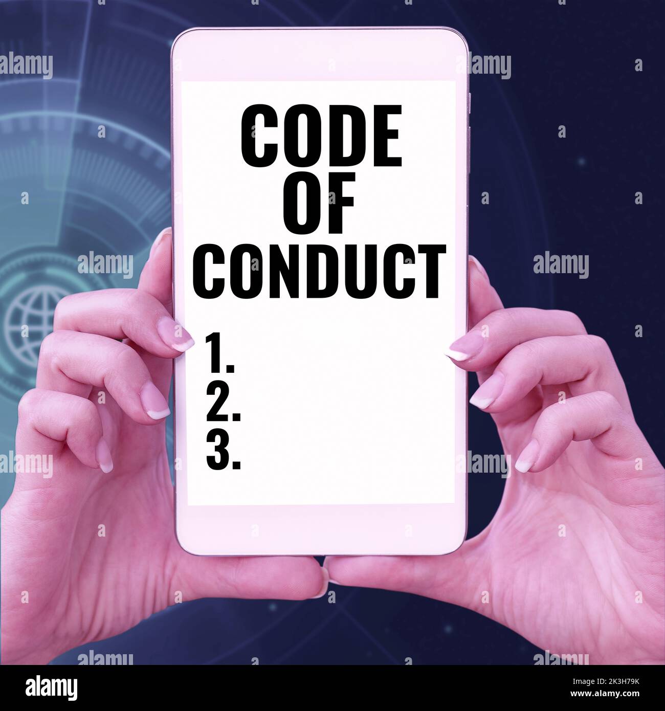 Conceptual display Lead By Example. Internet Concept Ethics rules moral ...