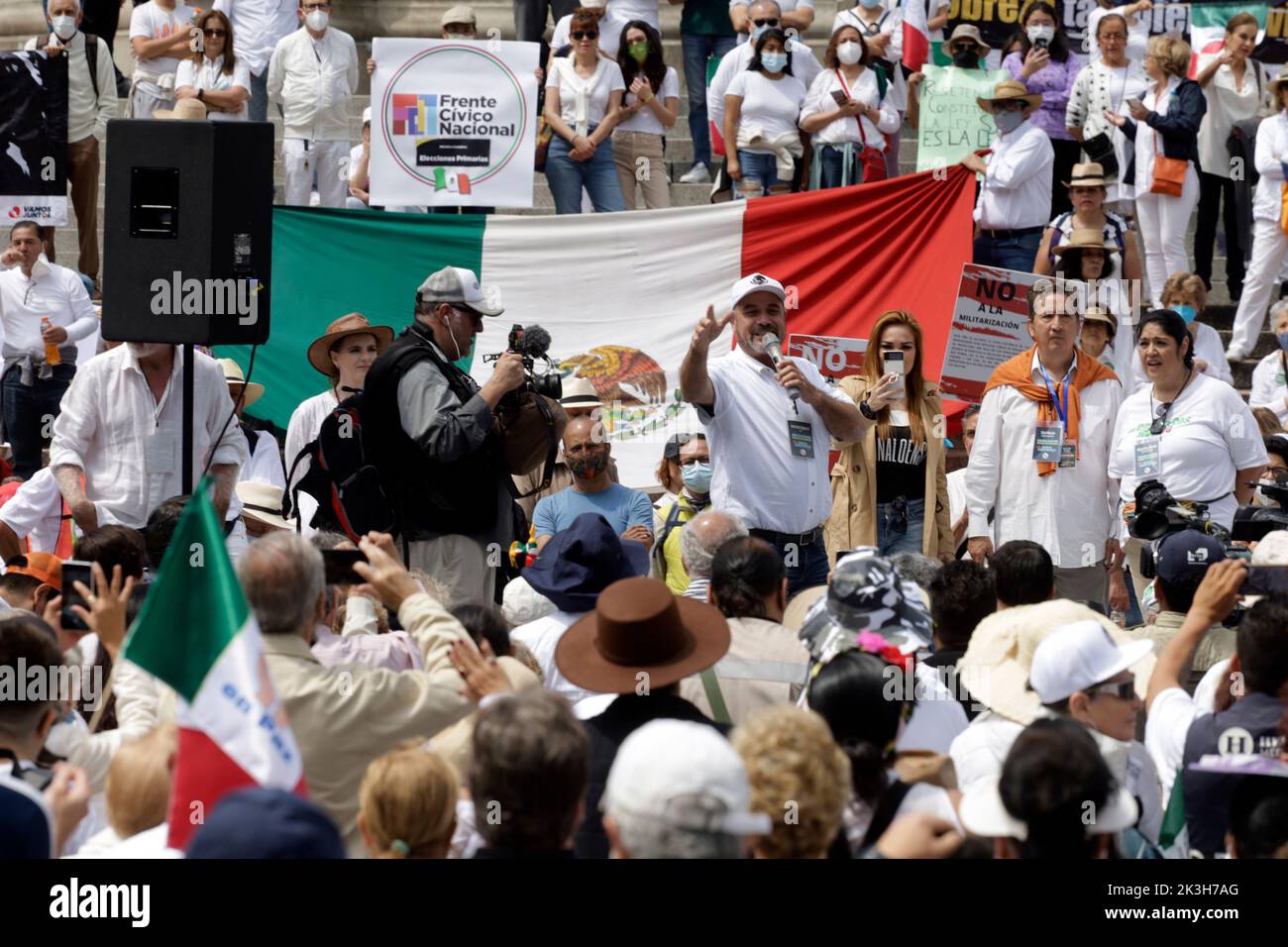 Non Exclusive: September 25, 2022, Mexico City, Mexico: Activist Adrian ...