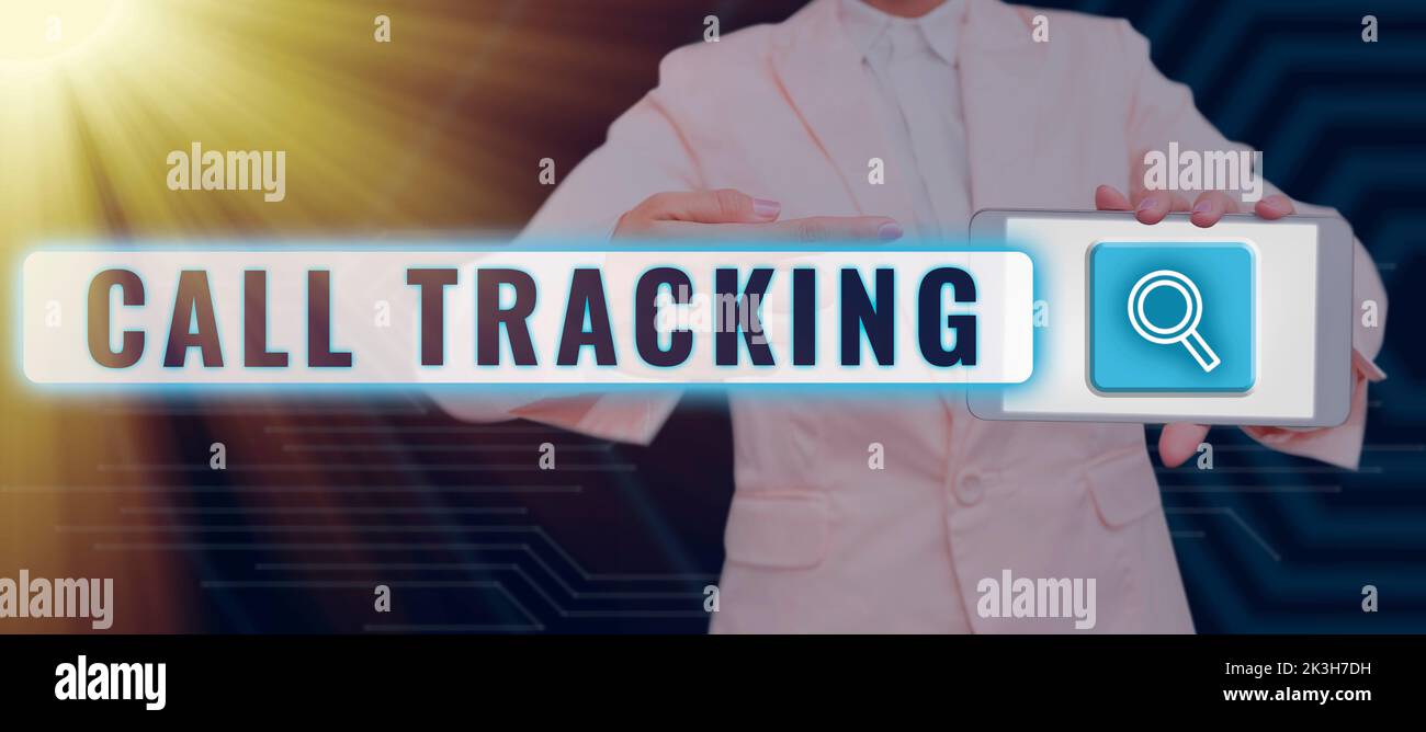 Inspiration showing sign Call Tracking. Business concept Organic search ...