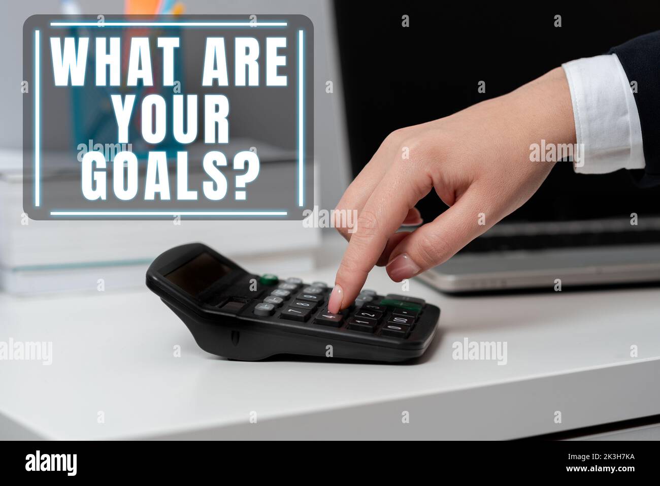 Conceptual display What Are Your Goals Question. Internet Concept ask ...