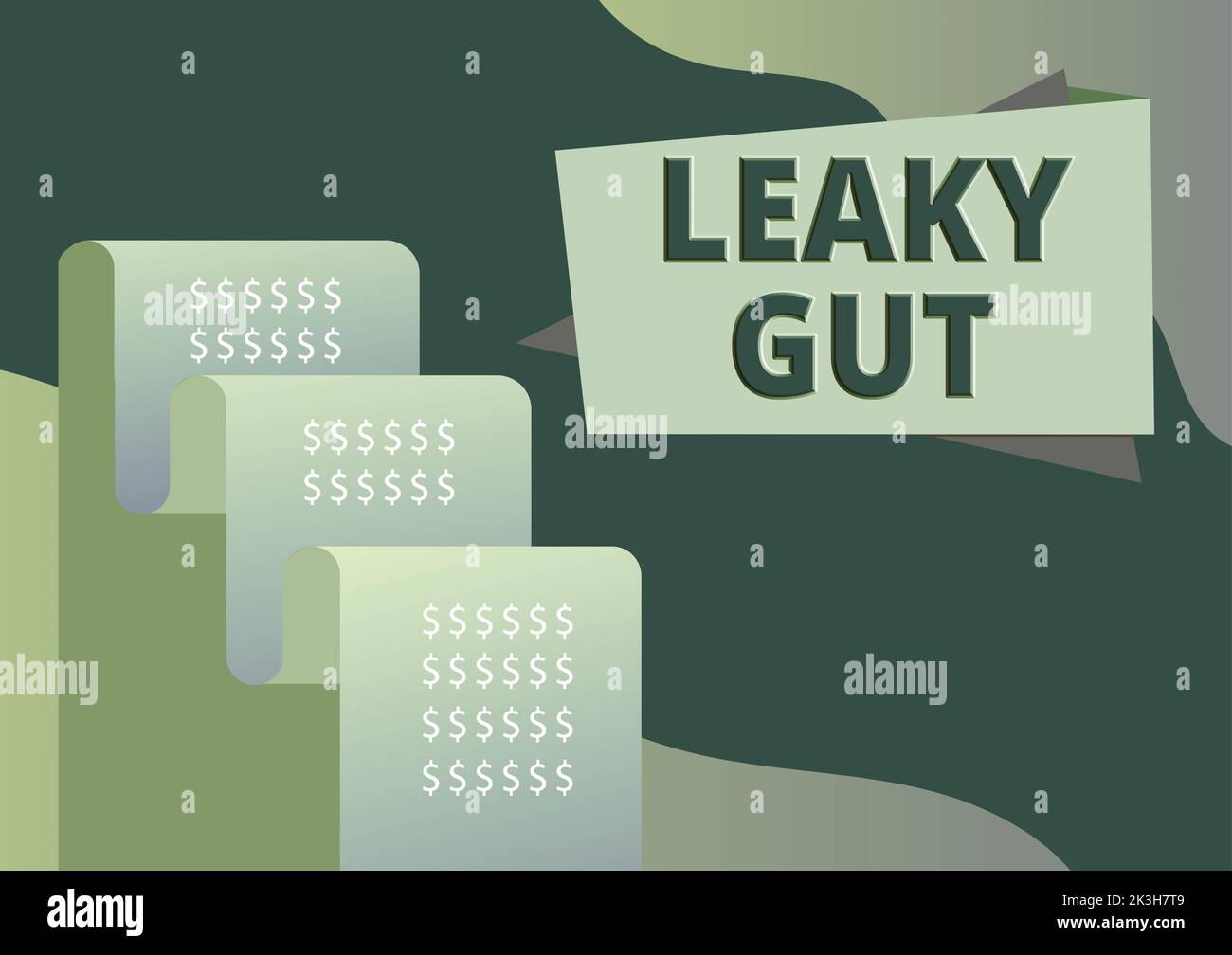 Conceptual caption Leaky Gut. Business concept A condition in which the ... Conceptual caption Leaky Gut. Business concept A condition in which the ...