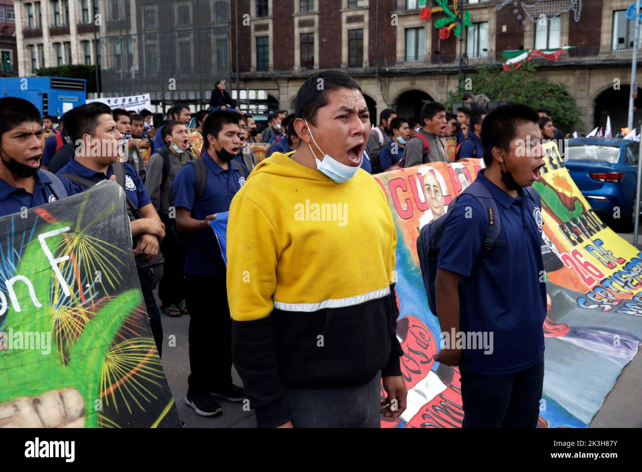Non Exclusive: September 26, 2022, Mexico City, Mexico: Ayotzinapa ...