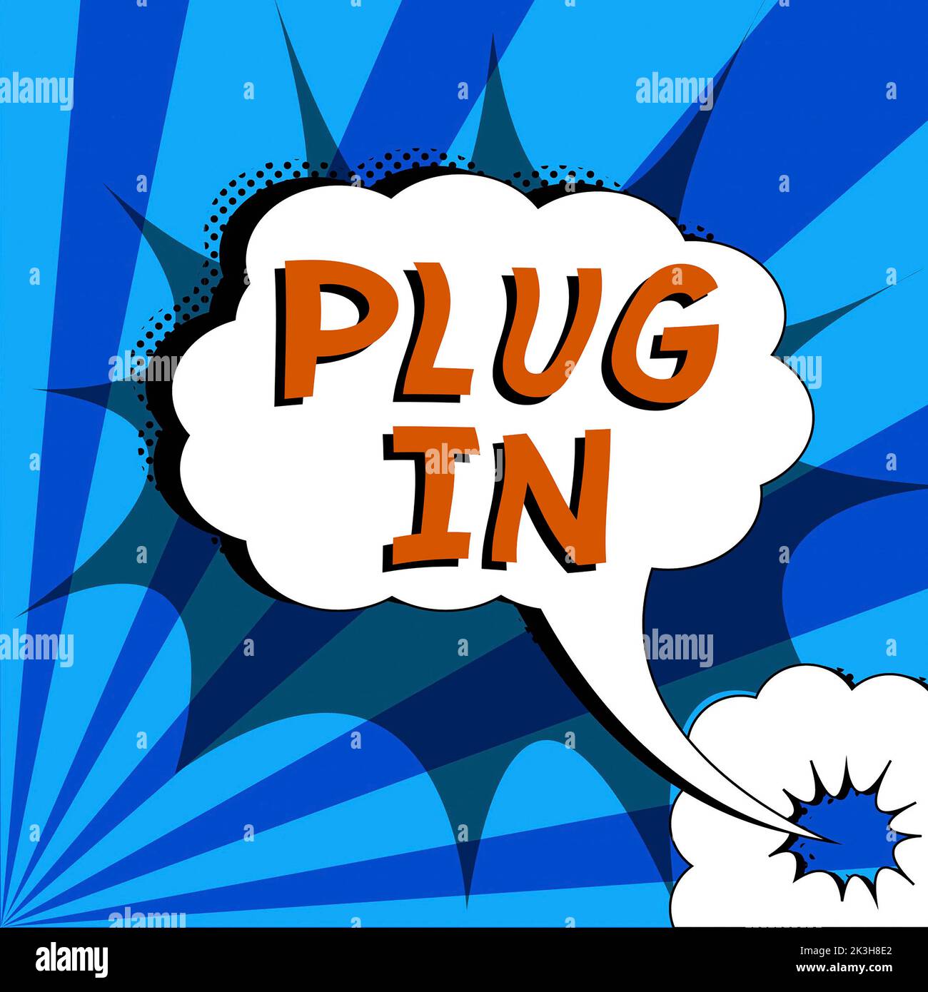 Inspiration showing sign Plug In. Concept meaning putting device into ...