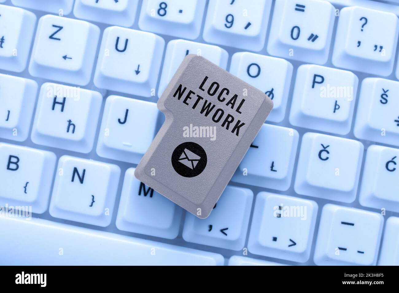 Text sign showing Local Network. Conceptual photo Intranet LAN Radio ...