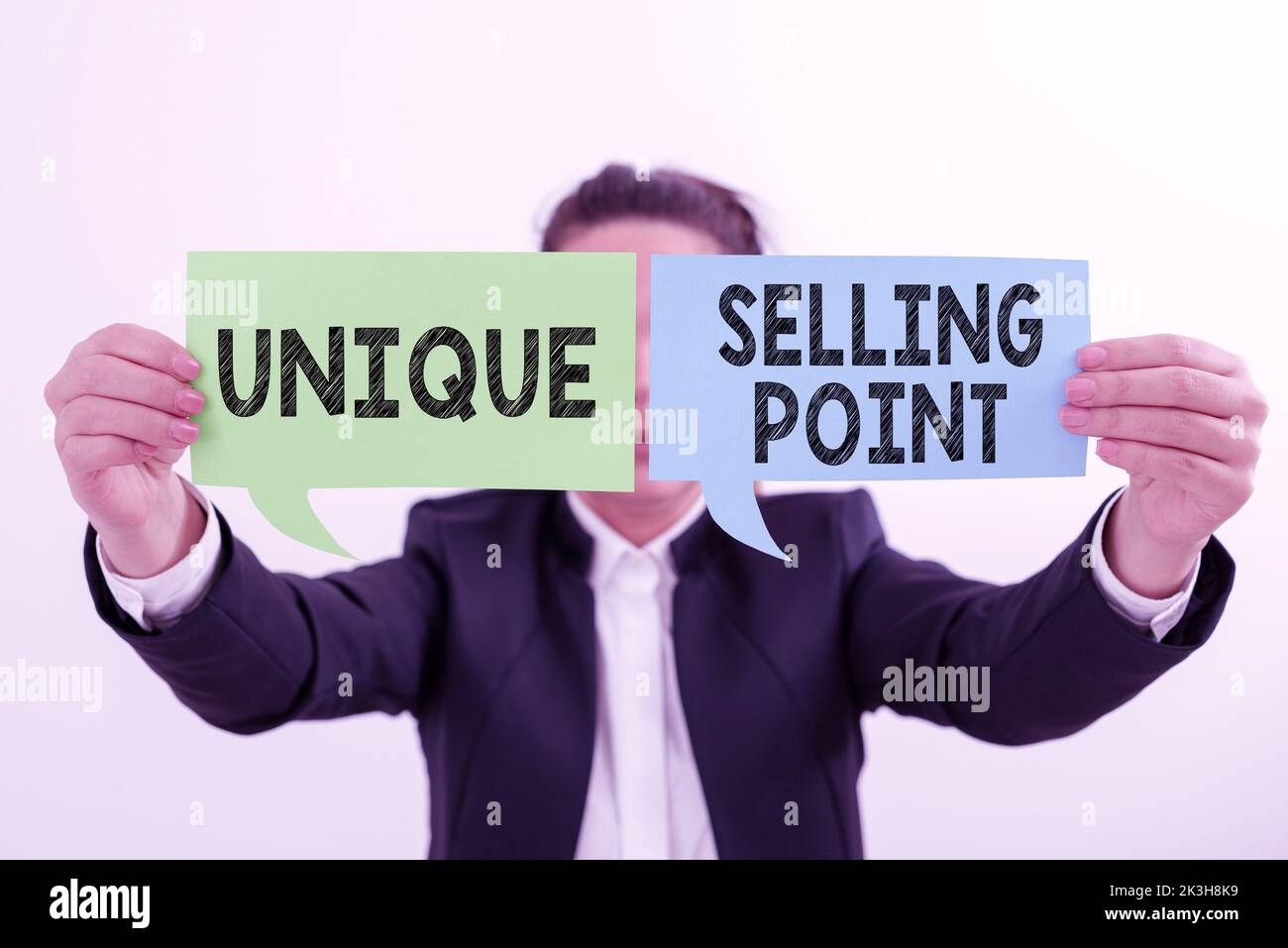 Writing displaying text Unique Selling Point. Business showcase ...