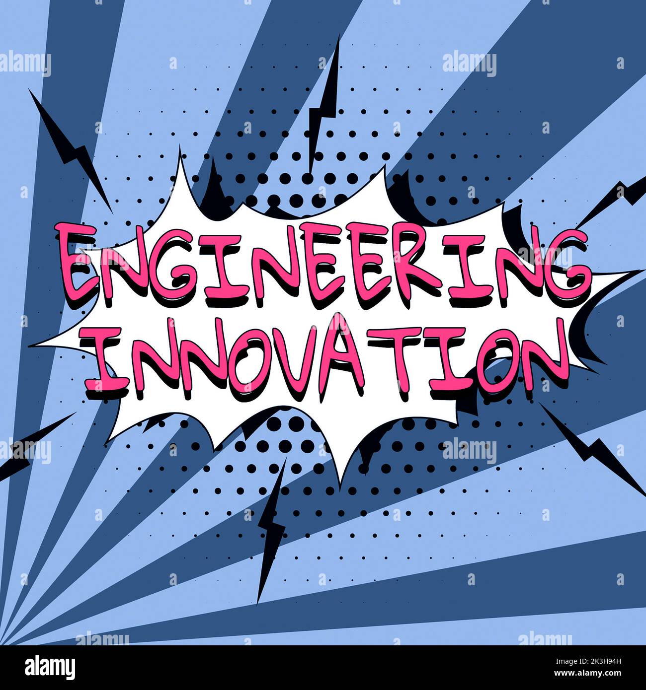 Text caption presenting Engineering Innovation, Business approach Process expressed in Logic and ...