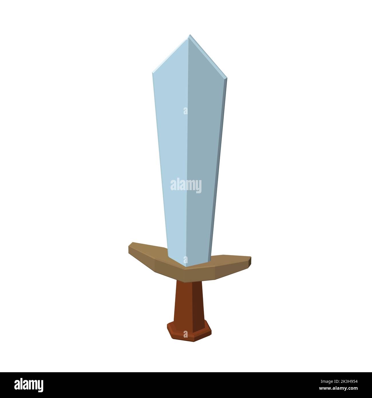cartoon game sword, Swords in flat style, Cartoon sword for a game on ...
