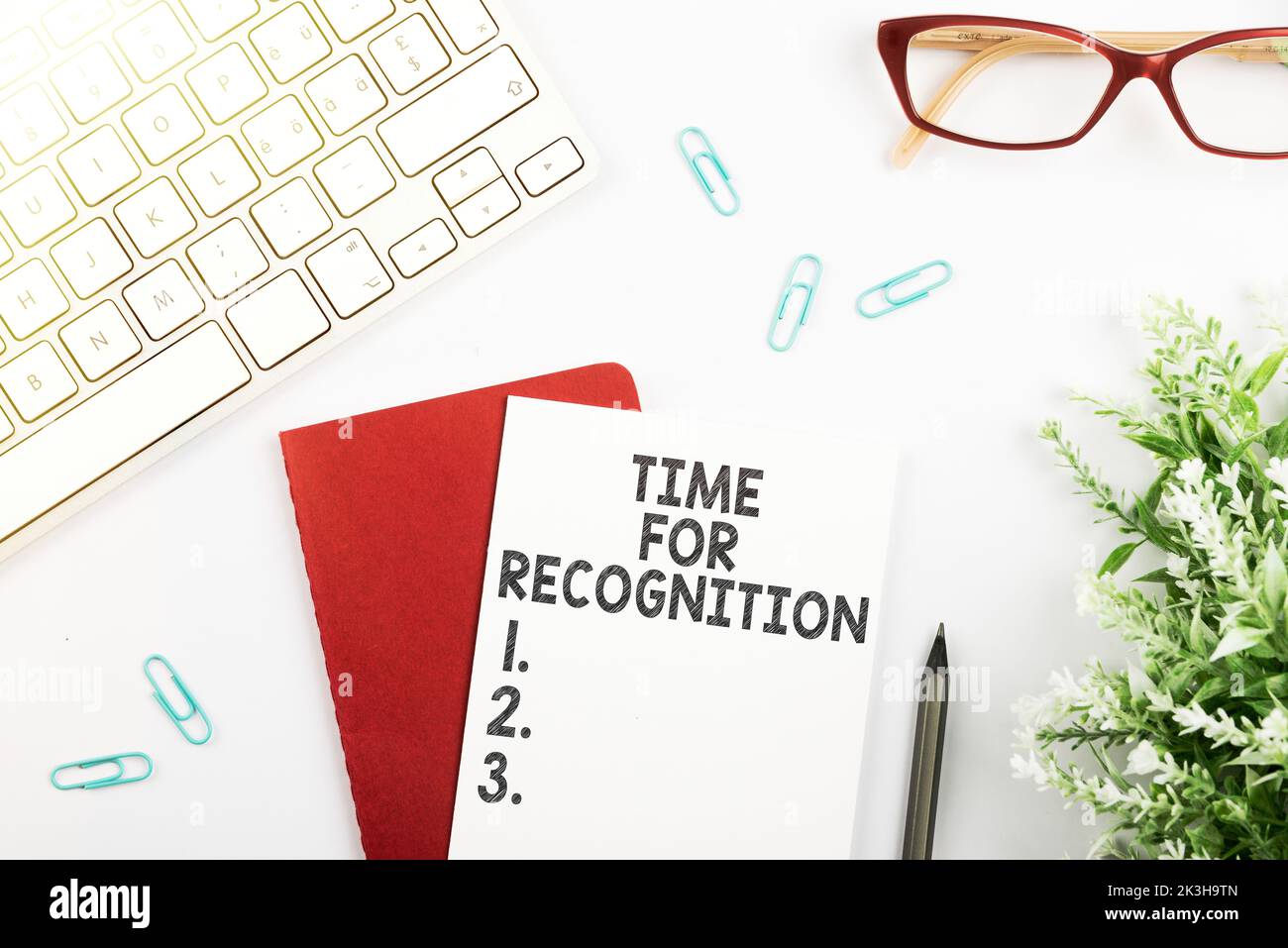 Handwriting text Time For Recognition, Business overview Acknowledgement Interval between ...