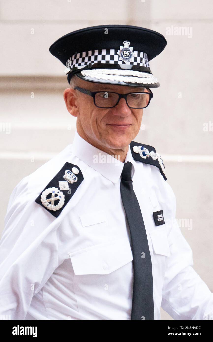 Metropolitan Police Commissioner Sir Mark Rowley at Millbank Studios ...
