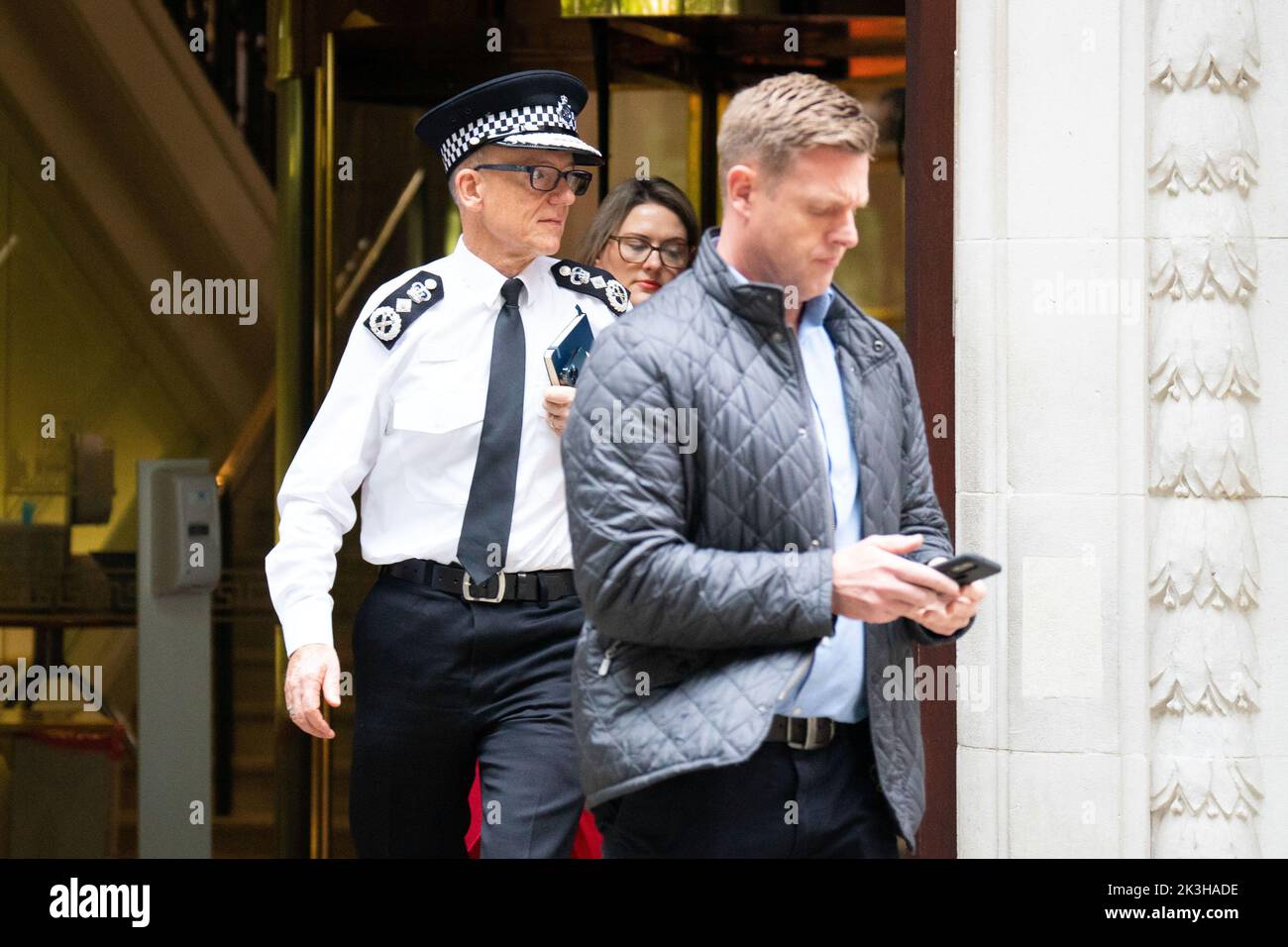 Metropolitan Police Commissioner Sir Mark Rowley at Millbank Studios ...