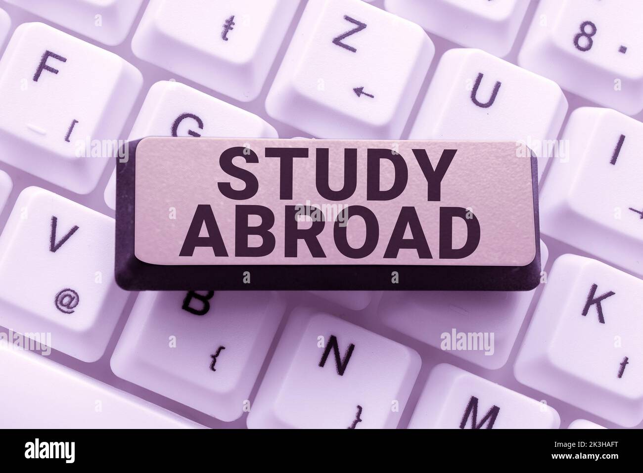 Sign displaying Study Abroad. Conceptual photo Pursuing educational ...