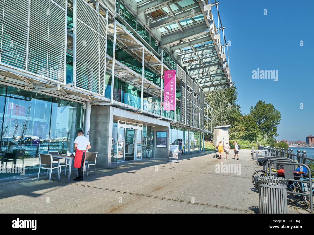 National glass centre university estuary river wear sunderland h hi-res ...