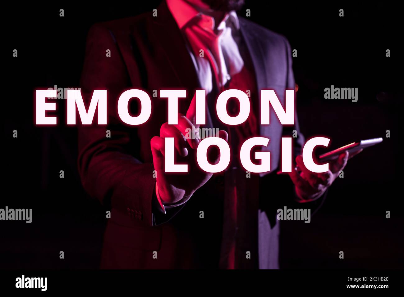 Text sign showing Emotion Logic, Business showcase Heart or Brain Soul or Intelligence Confusion ...