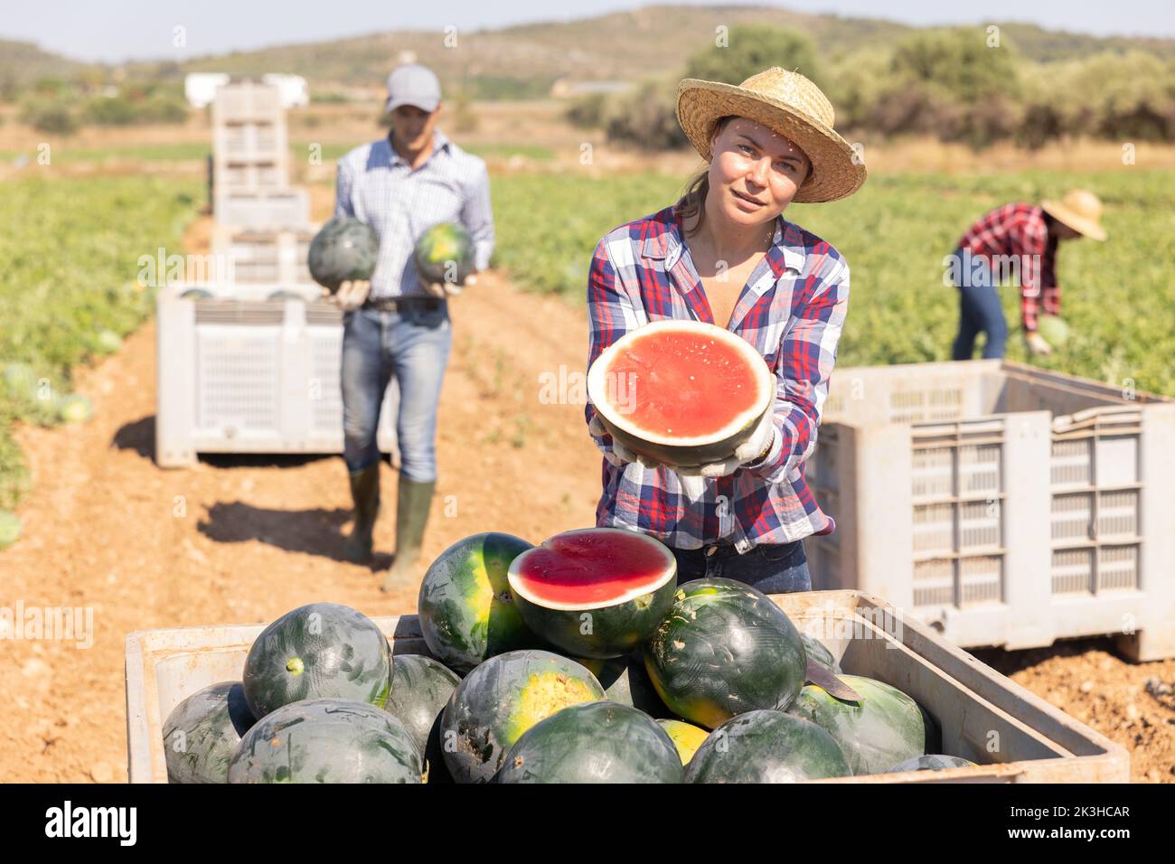 Proud with watermelons hi-res stock photography and images - Alamy