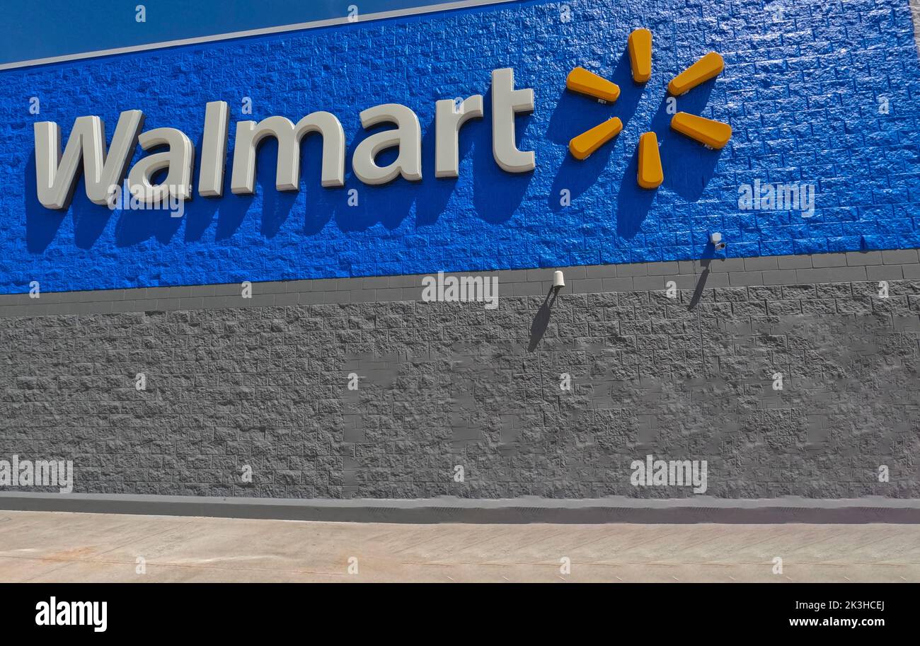 Florida / USA - April 21 2022: Walmart Inc. is an American ...