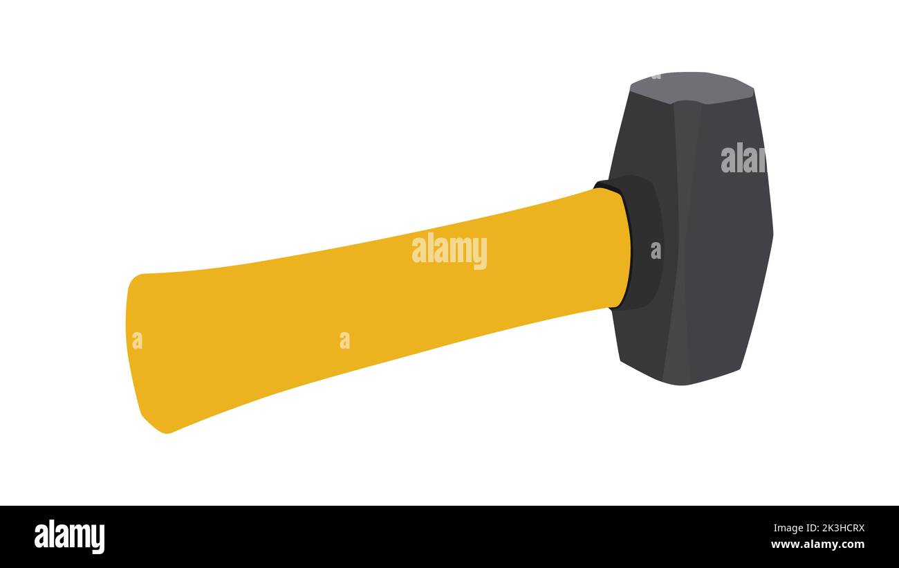 Sledgehammer, hammer, tool, hammer vector, Sledgehammer isolated on ...