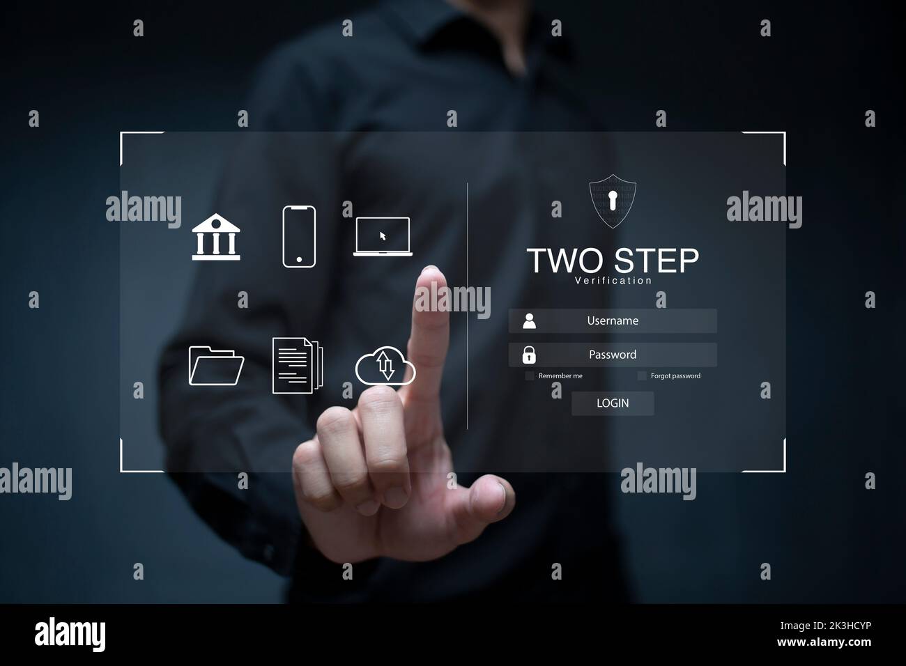 Two step authentication hi-res stock photography and images - Alamy