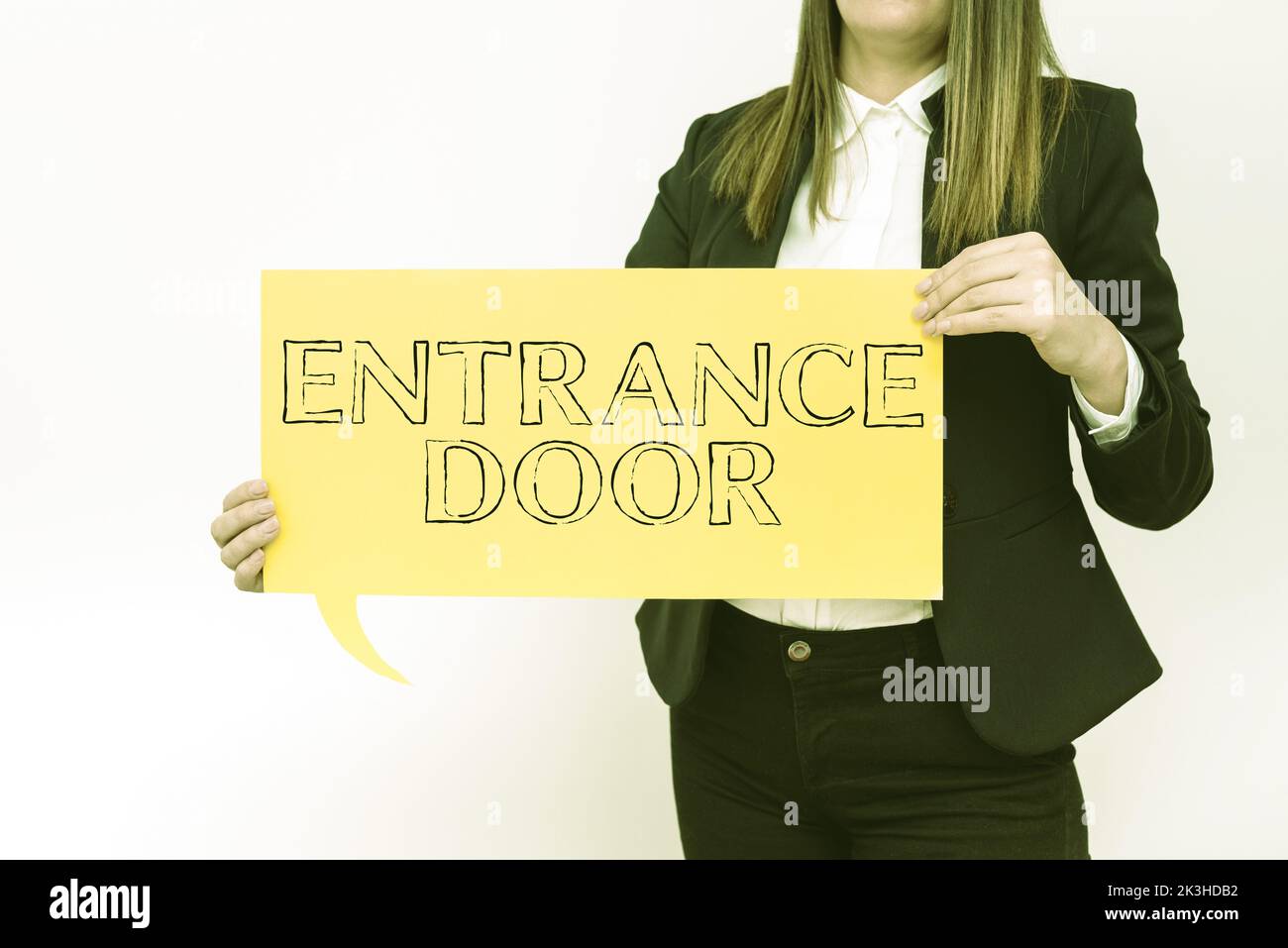 Conceptual display Entrance Door. Internet Concept Way in Doorway Gate ...