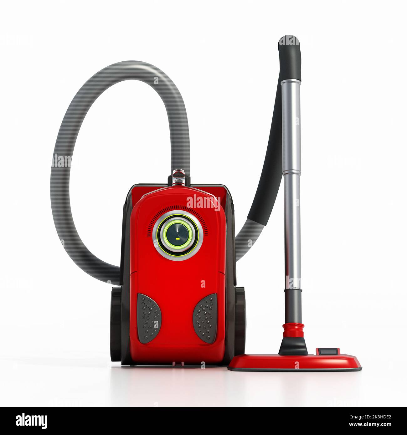 Vacuum cleaner isolated on white background. 3D illustration Stock ...