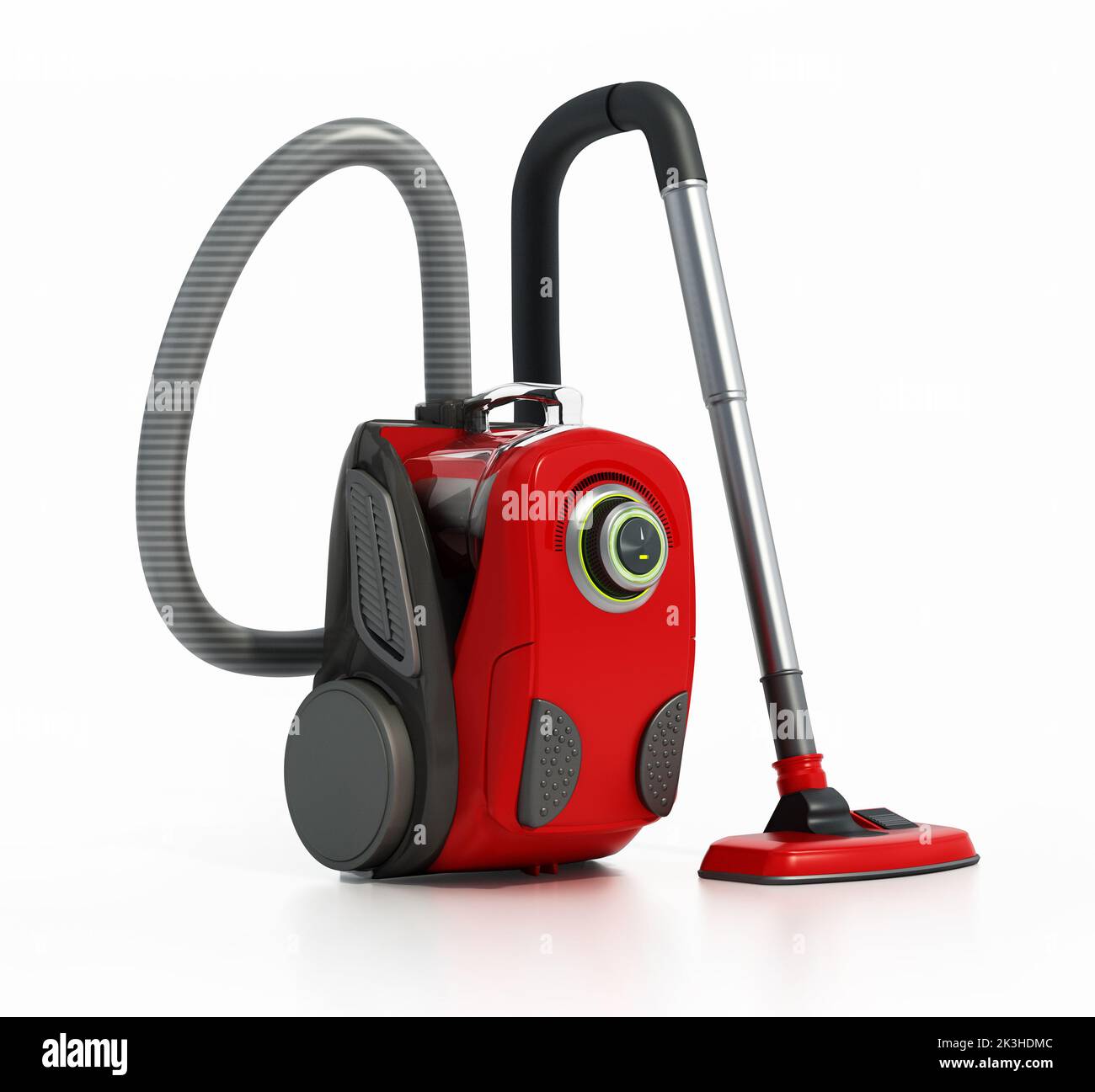 Vacuum cleaner isolated on white background. 3D illustration Stock ...