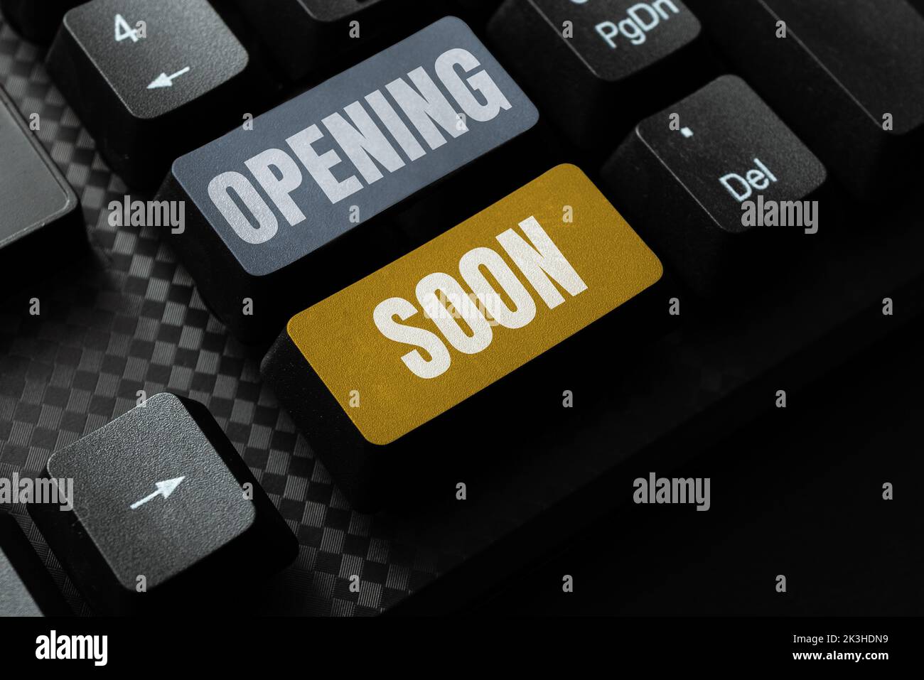 Opening shortly sign hi-res stock photography and images - Alamy