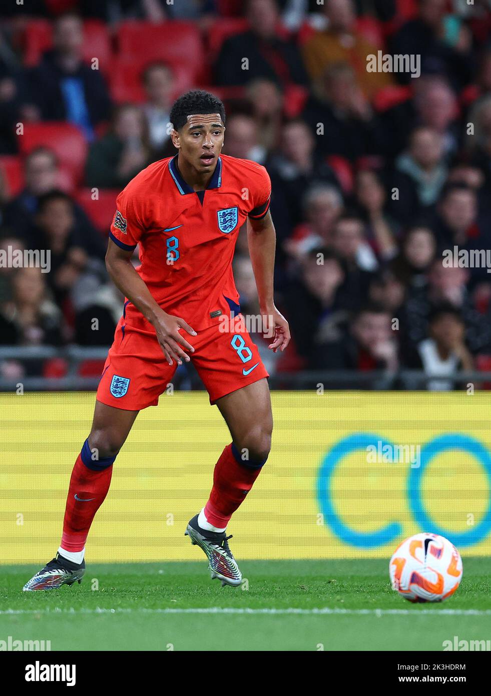 London, England, 26th September 2022. Jude Bellingham of England during ...