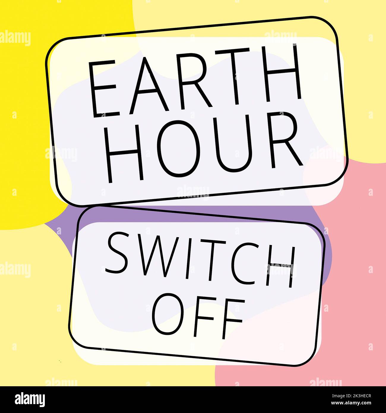 Conceptual display Earth Hour Switch Off, Business overview The Lights ...