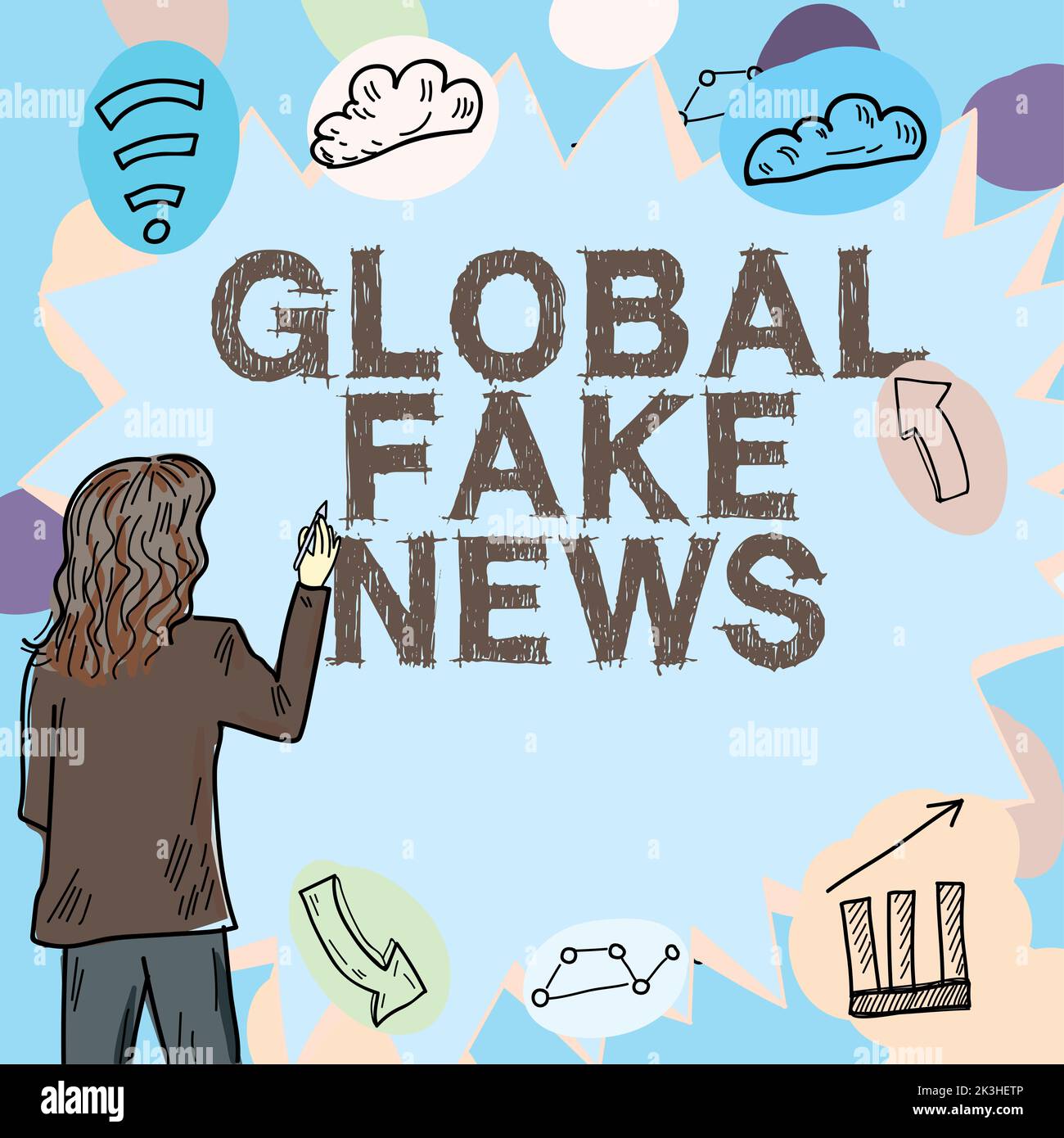 Text caption presenting Target Marketing. Conceptual photo False ...