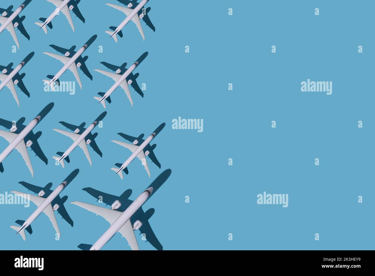 Airplane background. Flights, travel and aviation. Pattern of white ...
