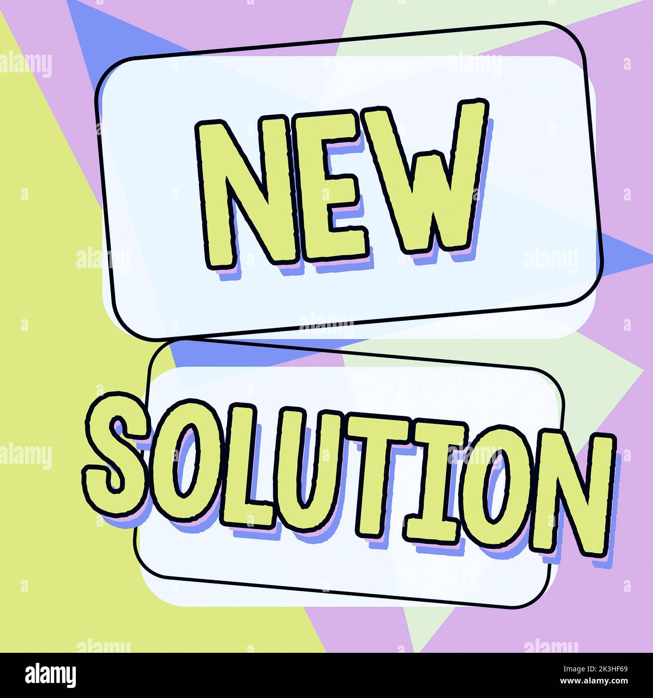 Writing displaying text New Solution. Concept meaning Modern Innovation ...