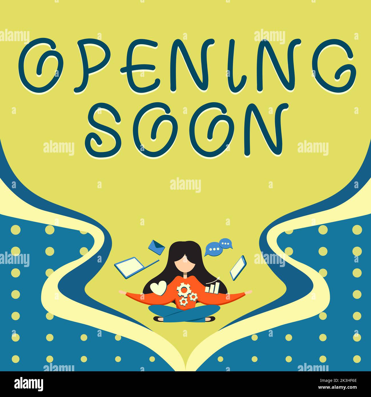 Text showing inspiration Opening Soon. Conceptual photo Going to be ...