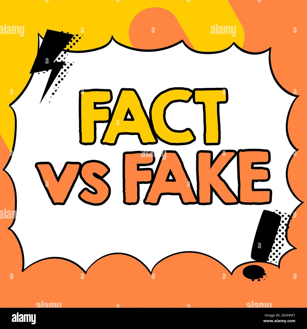 Writing displaying text Fact Vs Fake. Business overview Rivalry or ...