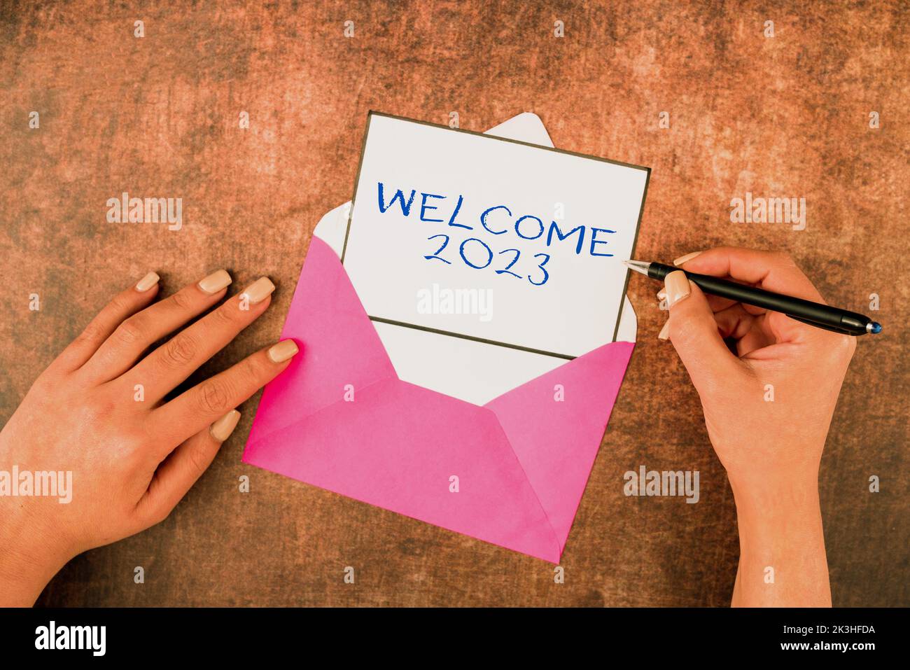 Writing displaying text Welcome 2023, Word Written on New Year ...