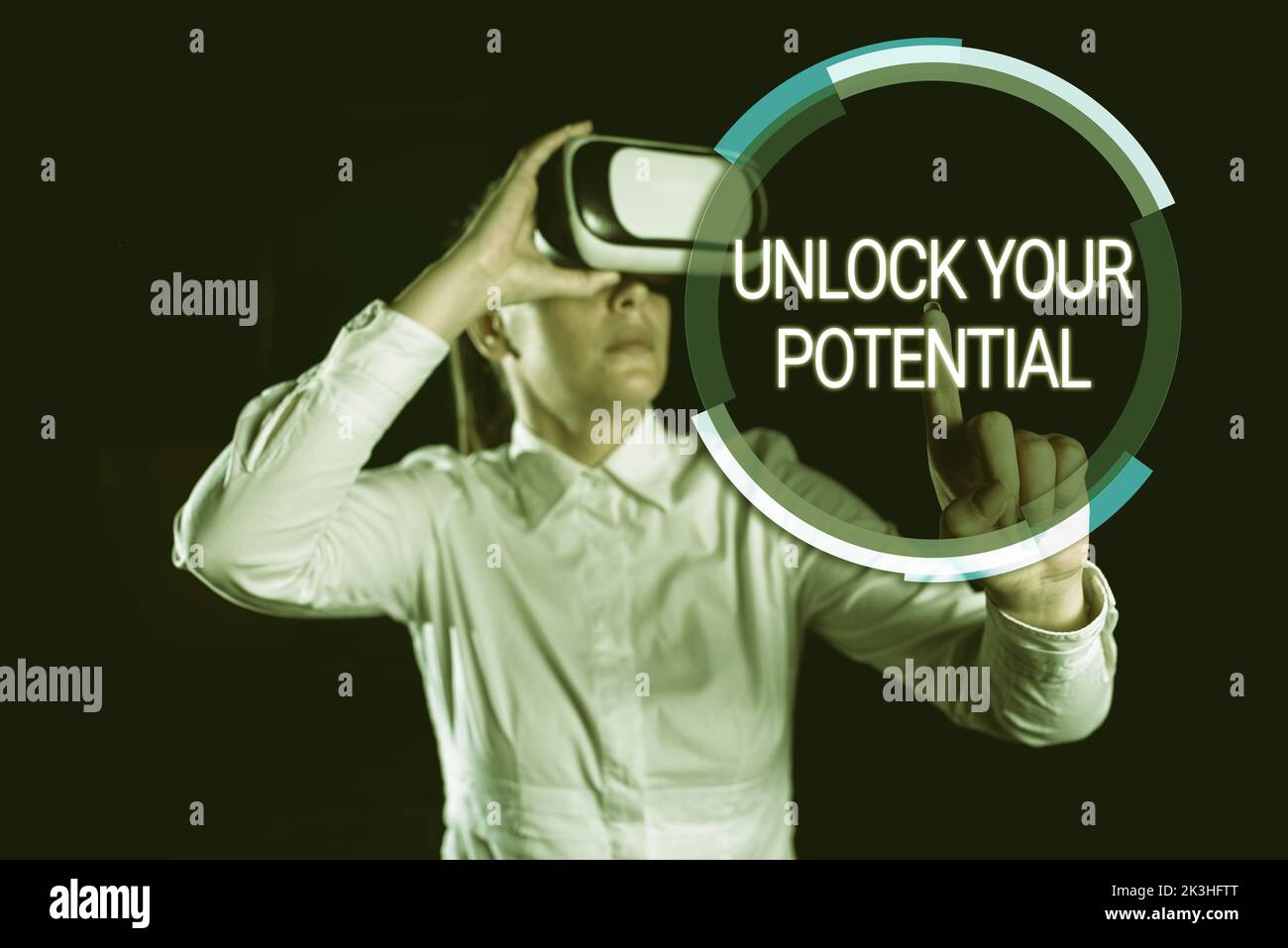 Conceptual display Unlock Your Potential. Business overview Maximize ...
