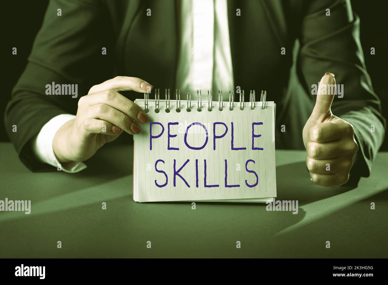 Writing displaying text People Skills, Concept meaning Get Along well Effective Communication ...