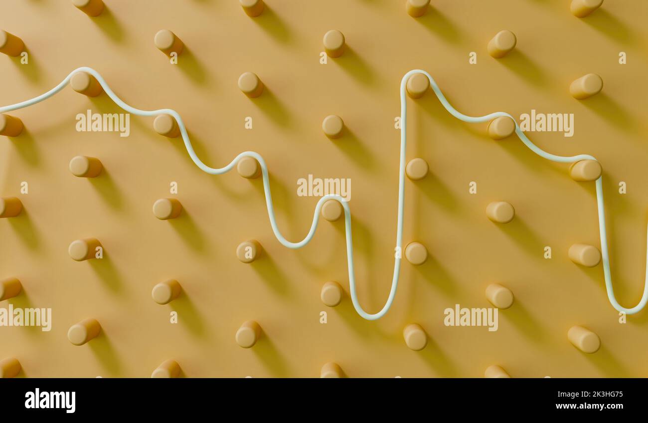 Abstract business problem solving concept. String finding route through ... Abstract business problem solving concept. String finding route through ...