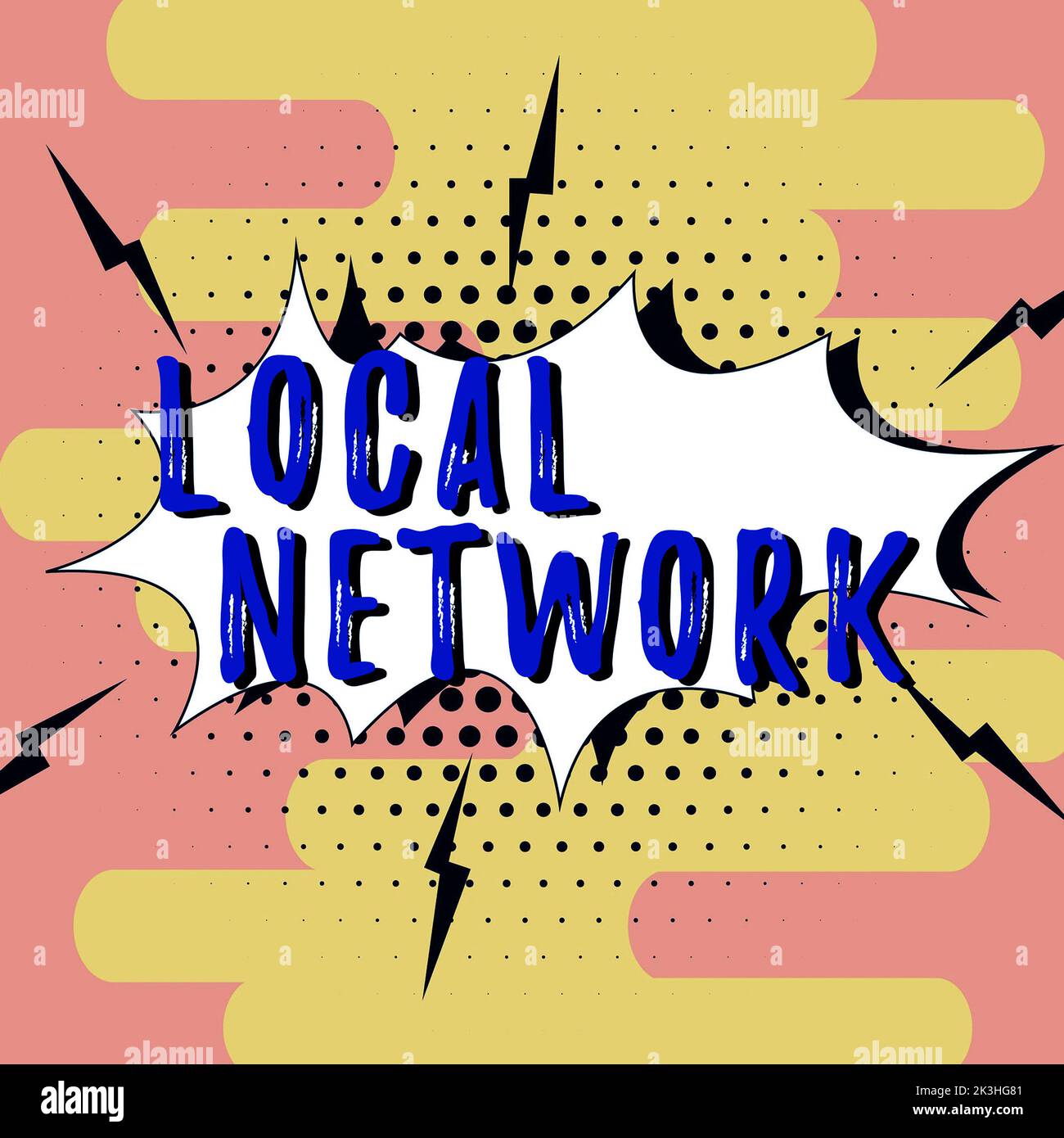 Writing displaying text Local Network, Business idea Intranet LAN Radio ...